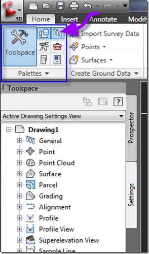 Civil 3D Reminders: Civil 3D 2011 Toolspace